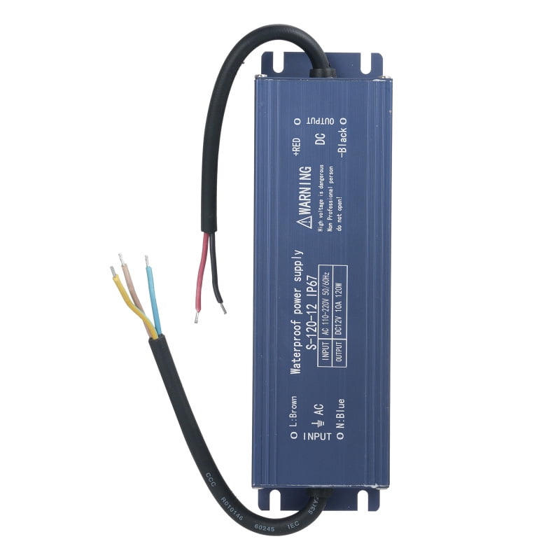 IP67 Waterproof LED Driver Switch Power Supply Transformer Adapter AC ...