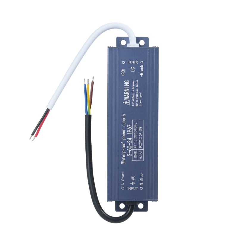 IP67 Waterproof LED Driver Switch Power Supply Transformer Adapter AC ...