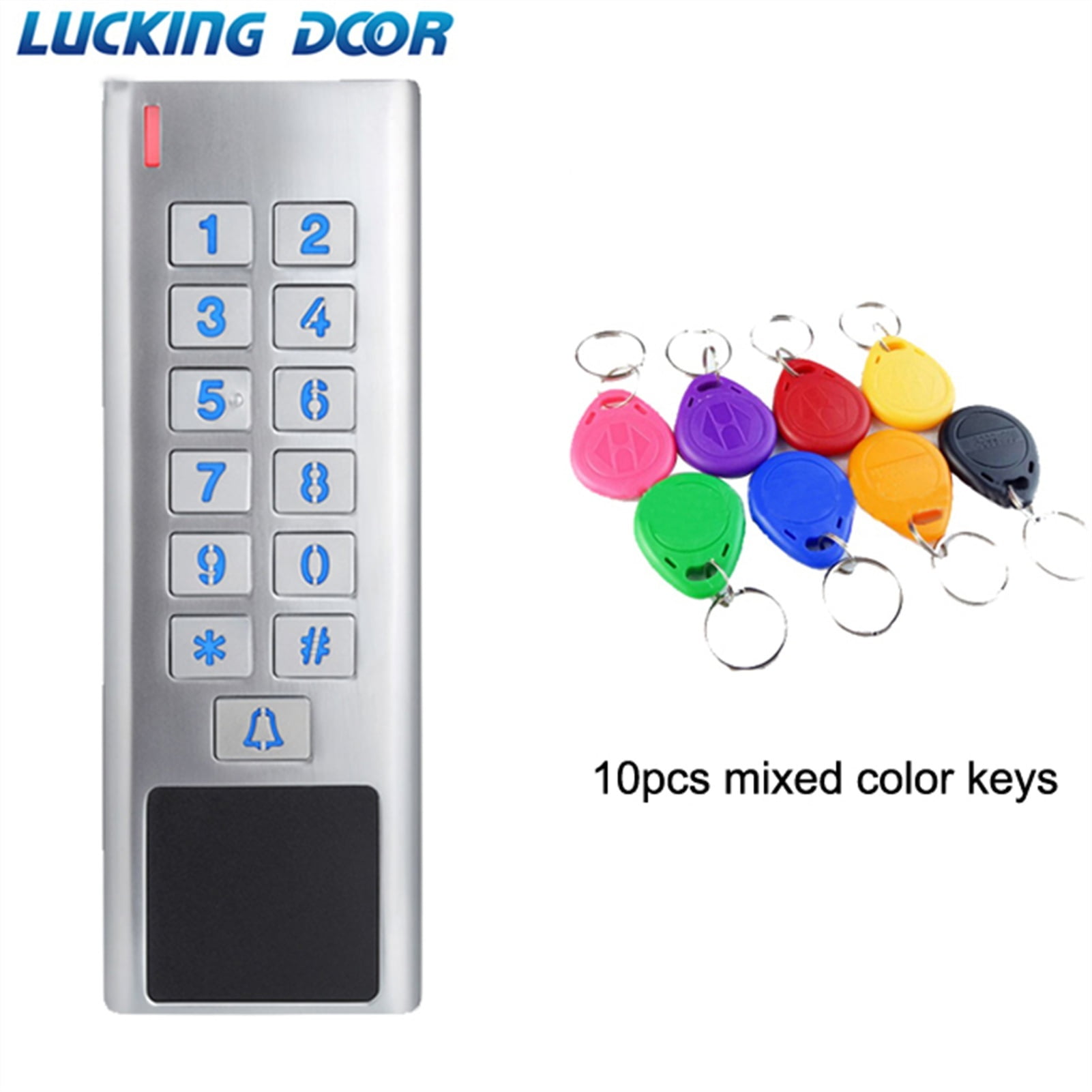 IP67 Waterproof Outdoor Rfid Door Access Control Reader 2000Users WG ...