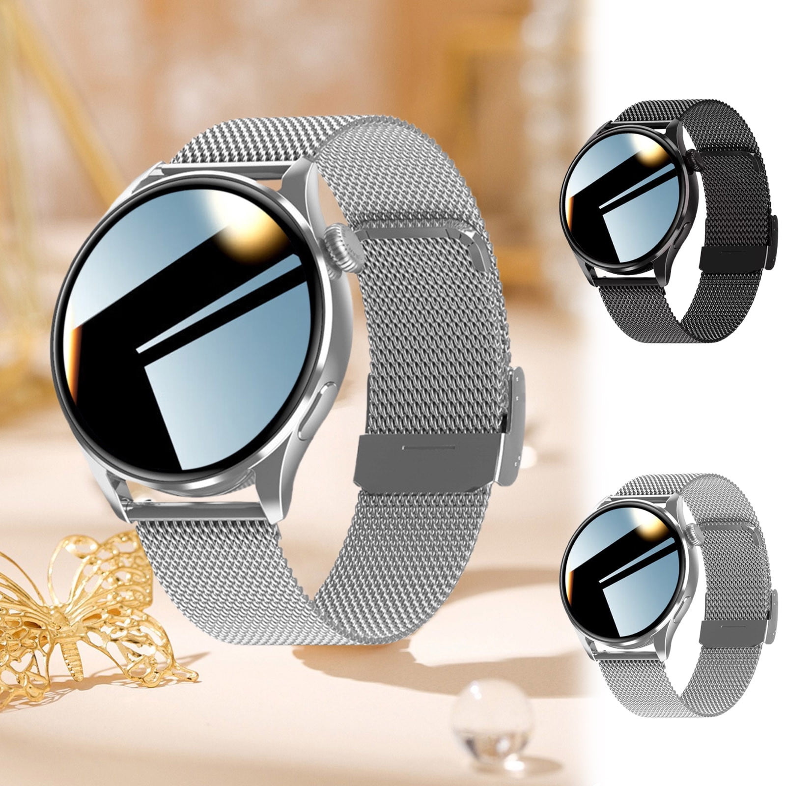 IP67 Waterproof Smartwatch, Touchscreen Fitness Tracker, Bluetooth ...