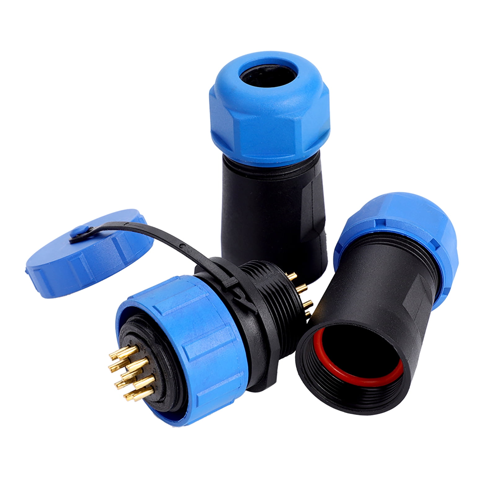 IP68 Aerospace Plug Socket Connector, SP21 2 /3 /4/ 5 /7 /9 /12pin ...