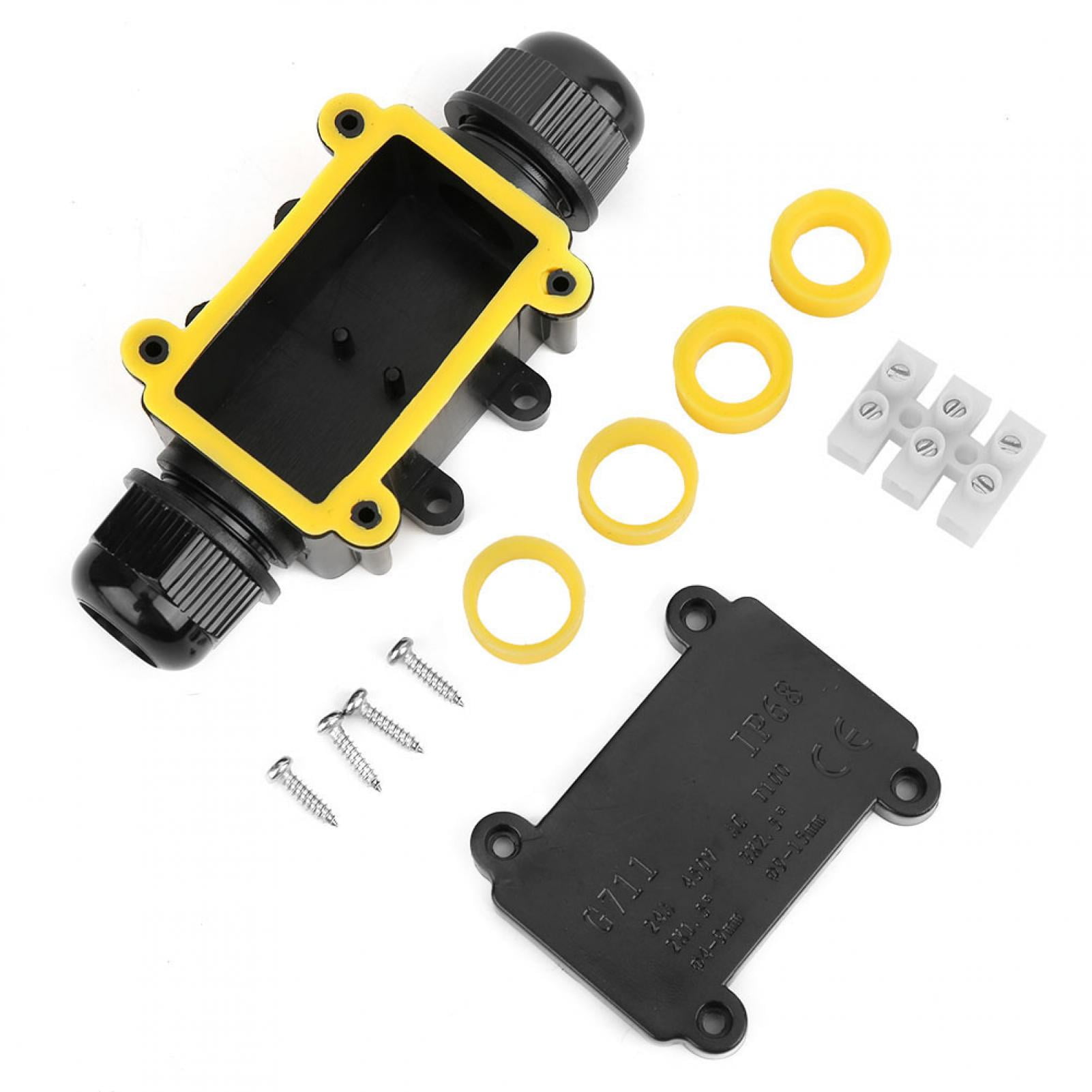 Neyseki IP68 Junction Box 2‑Way Underground Cable Line Protection ...