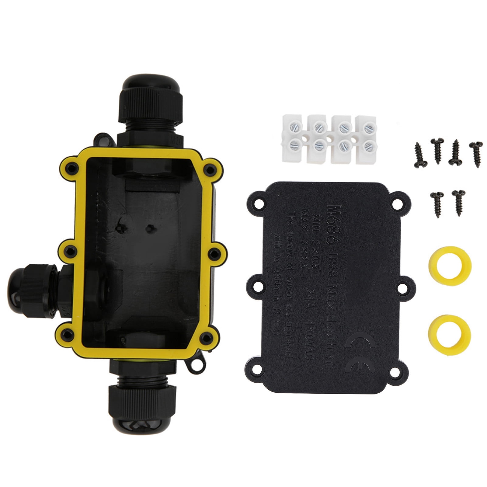IP68 Plastic Junction Box 5m Underwater Electronic Connection Case T100 ...