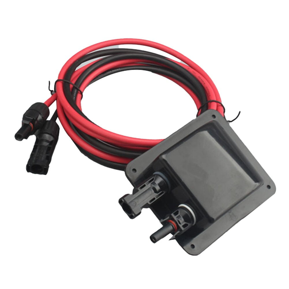 IP68 Rated Solar Double Cable Entry Gland Box with 2m Tinned Copper ...