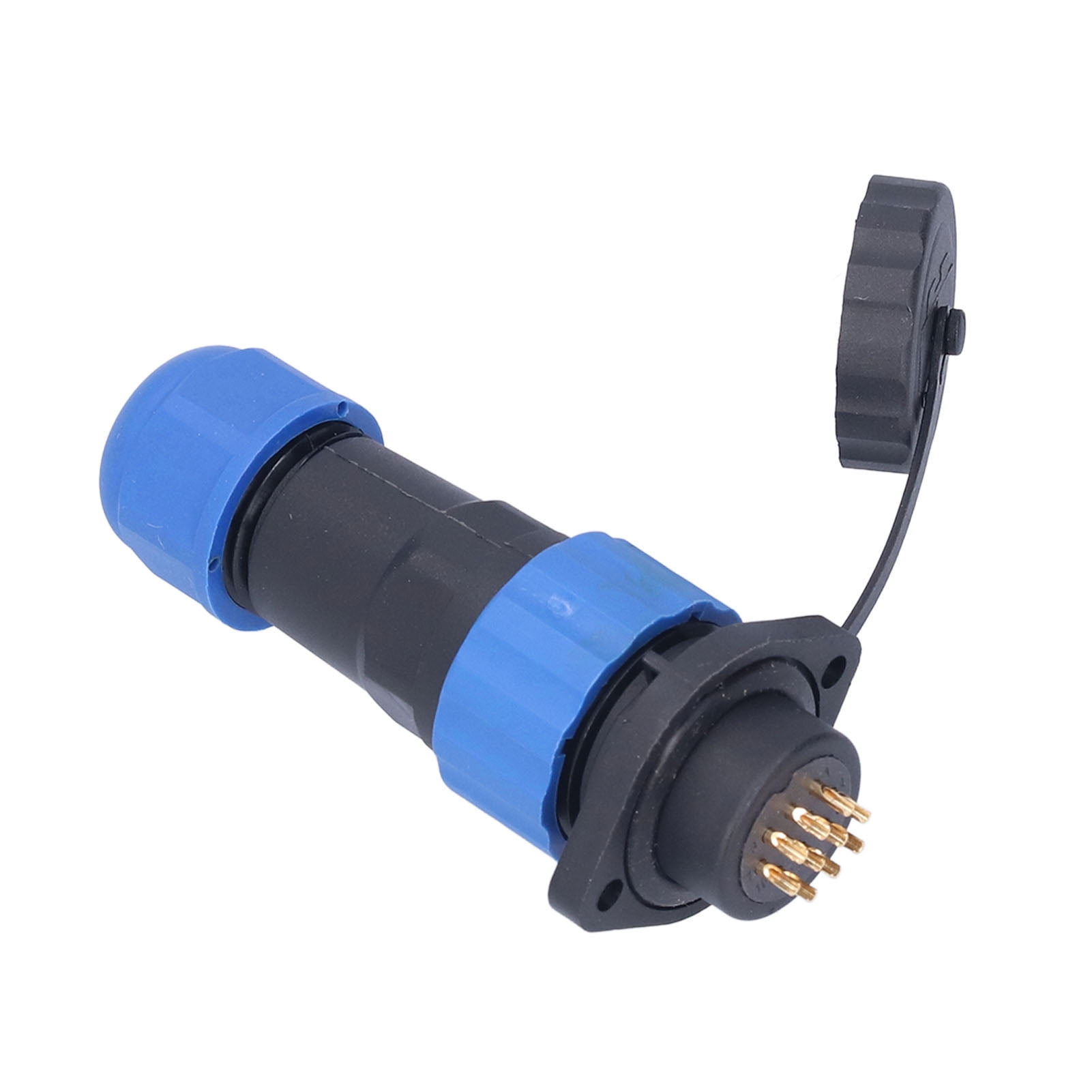 IP68 Waterproof Plug Socket Flange Aviation Male Female Butt Power ...