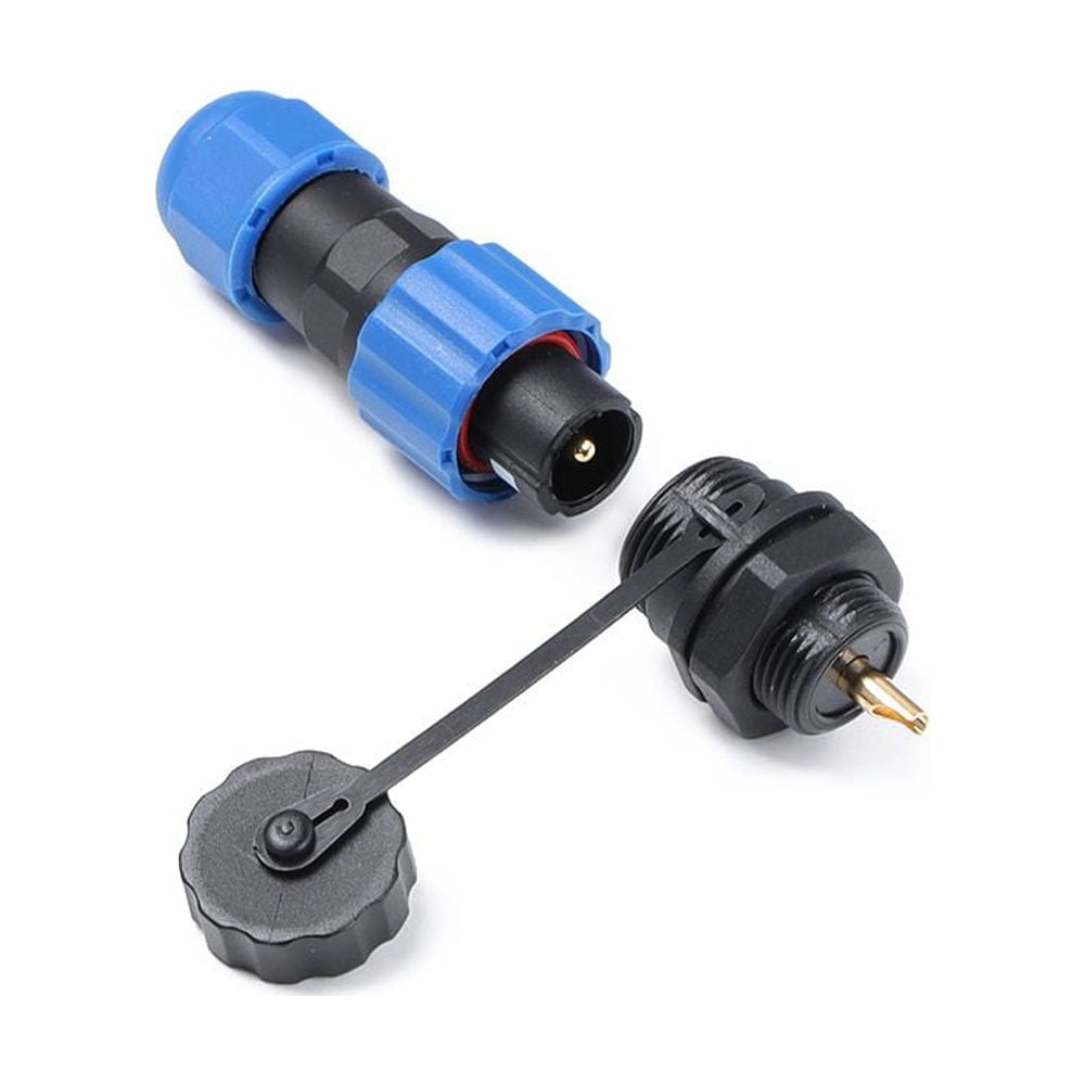 IP68 Waterproof SP13 Cable Coupler Inline Mount Wire Plug Socket ...