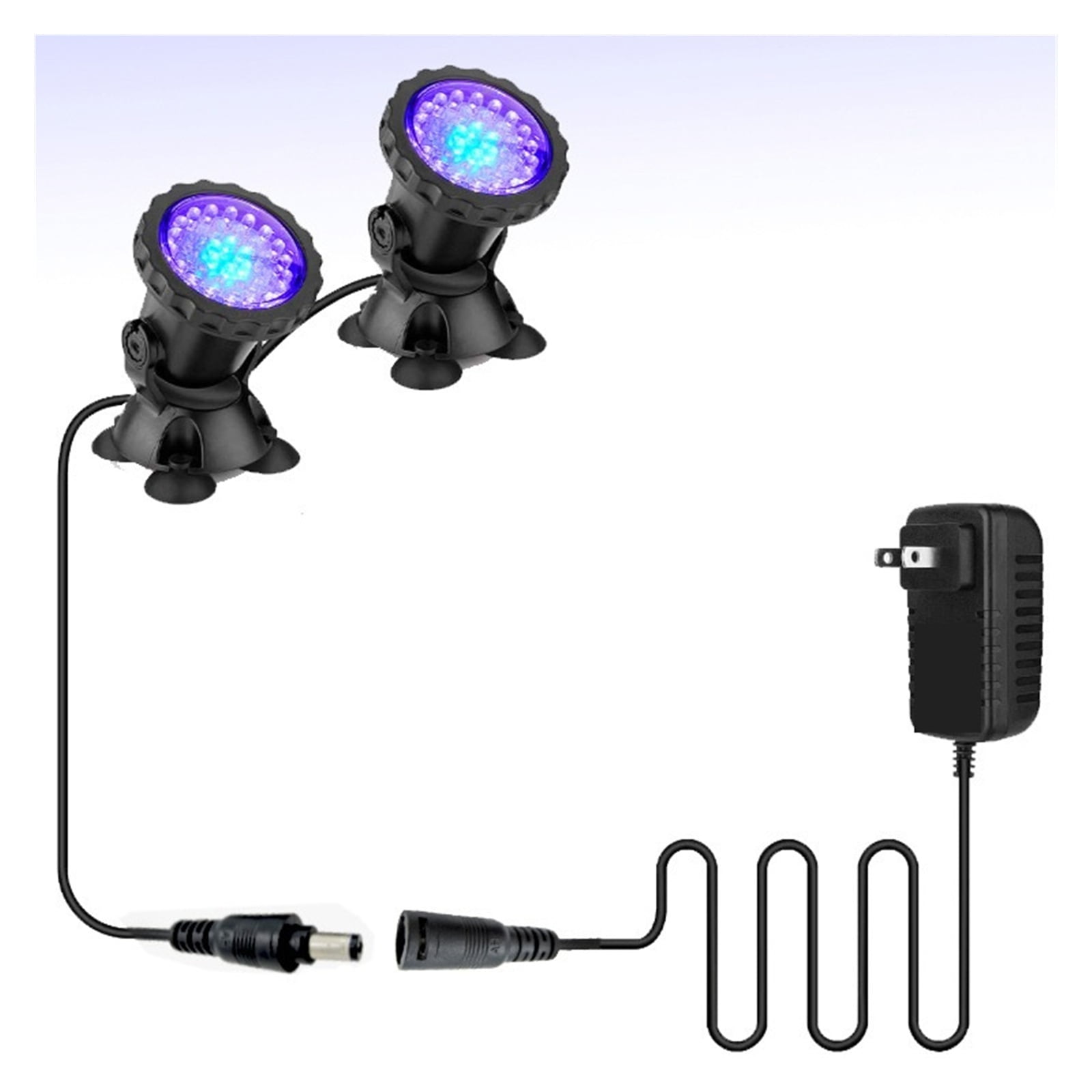 IP68 Waterproof Underwater LED Lights 12V RGB Multicolour Aquarium ...