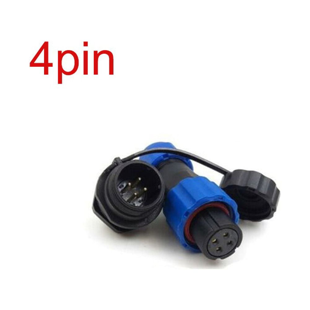 IP68 waterproof aviation plug socket connector SD13 male and female ...