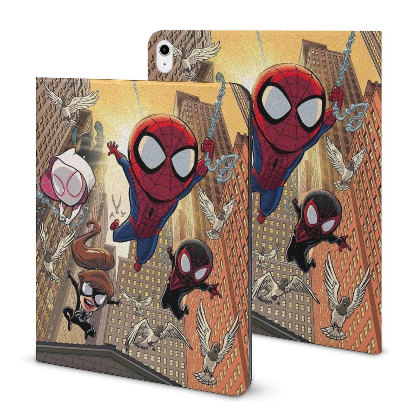 For IPAD 2020 AIR 4 （10.9in） Generation Case Cute Cartoon Spiderman for Girls Kids Girly Women ...