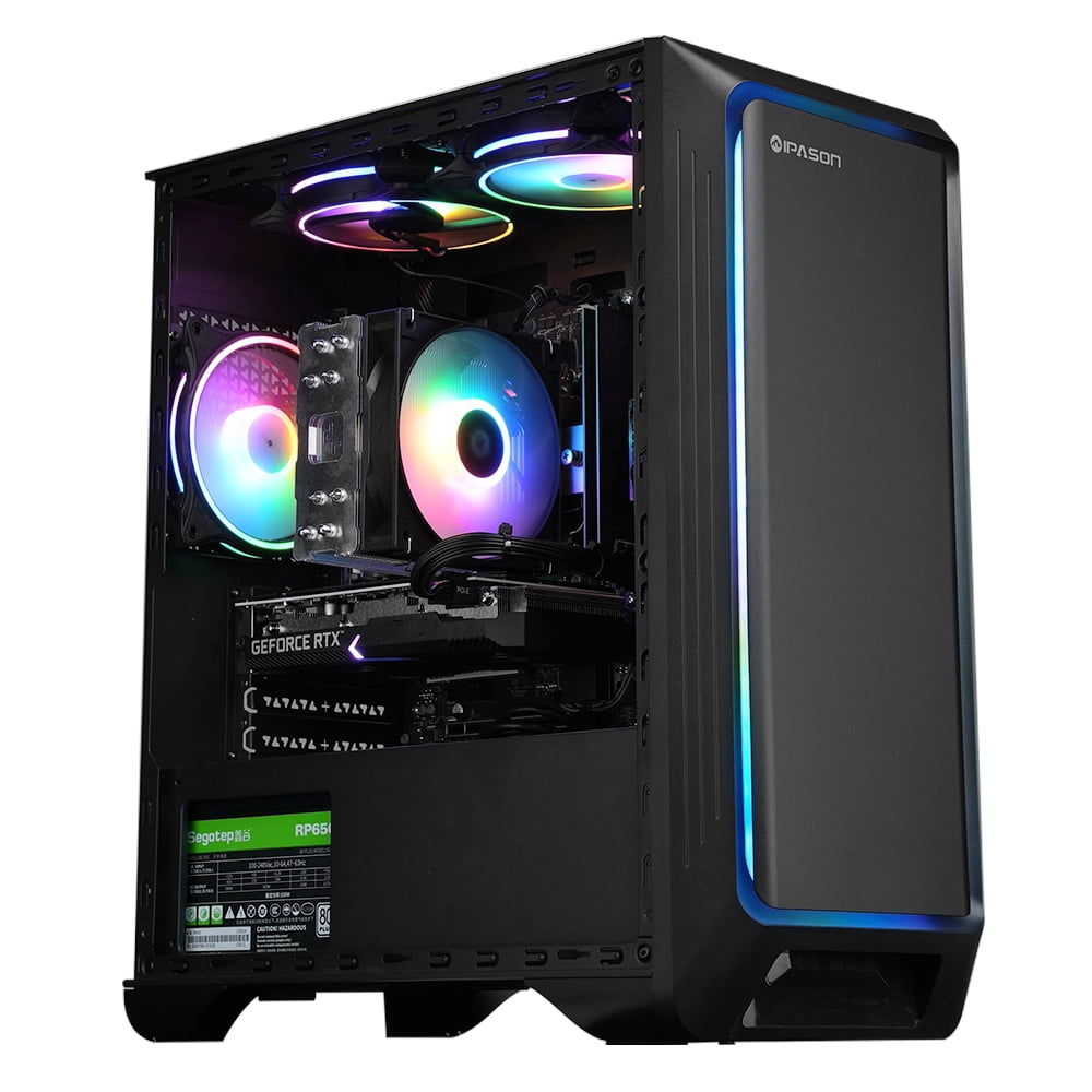 IPASON Gaming Desktop PC, AMD Ryzen 5 5500, GeForce Nepal | Ubuy