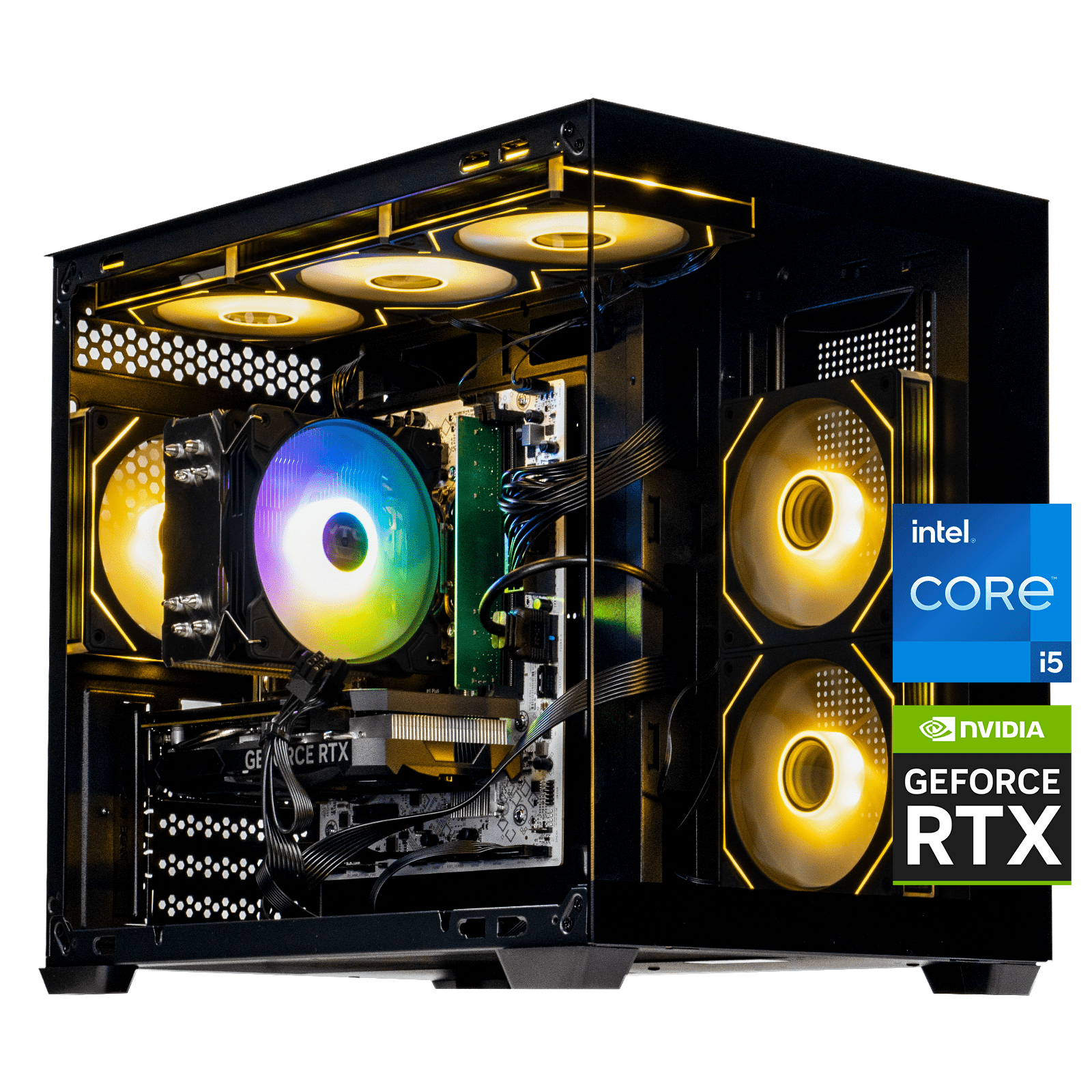 IPASON Gaming Computer, Intel I5 12400F CPU, GeForce RTX 4060 8GB ...