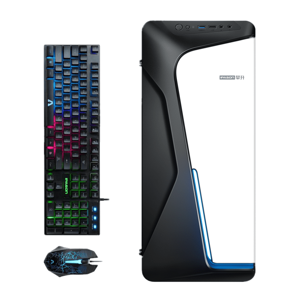 IPASON Gaming Desktop Pc, AMD Ryzen 5 5600G 3.9Ghz, Radeon Vega 7 ...