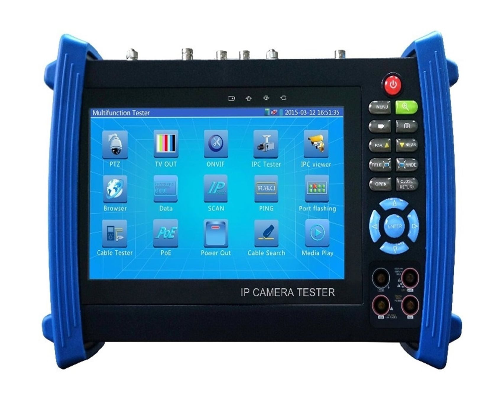 IPC-8600MOVTADHS Cctv Tester IP Camera CCTV Test Analog AHD TVI CVI SDI ...