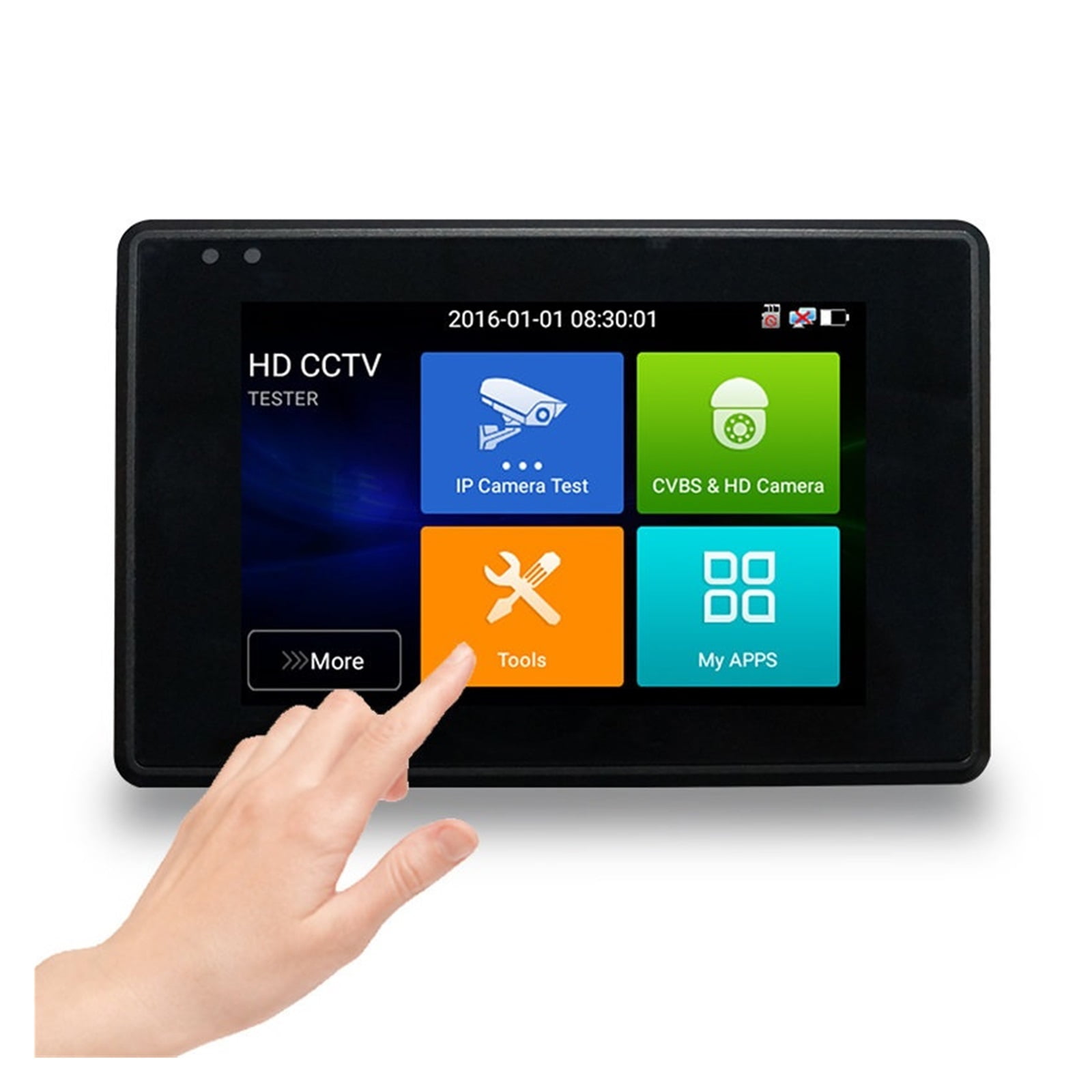 IPC1800plus 8MP CCTV TESTER H265 264 4 Inch 4K Security Tester Monitor ...