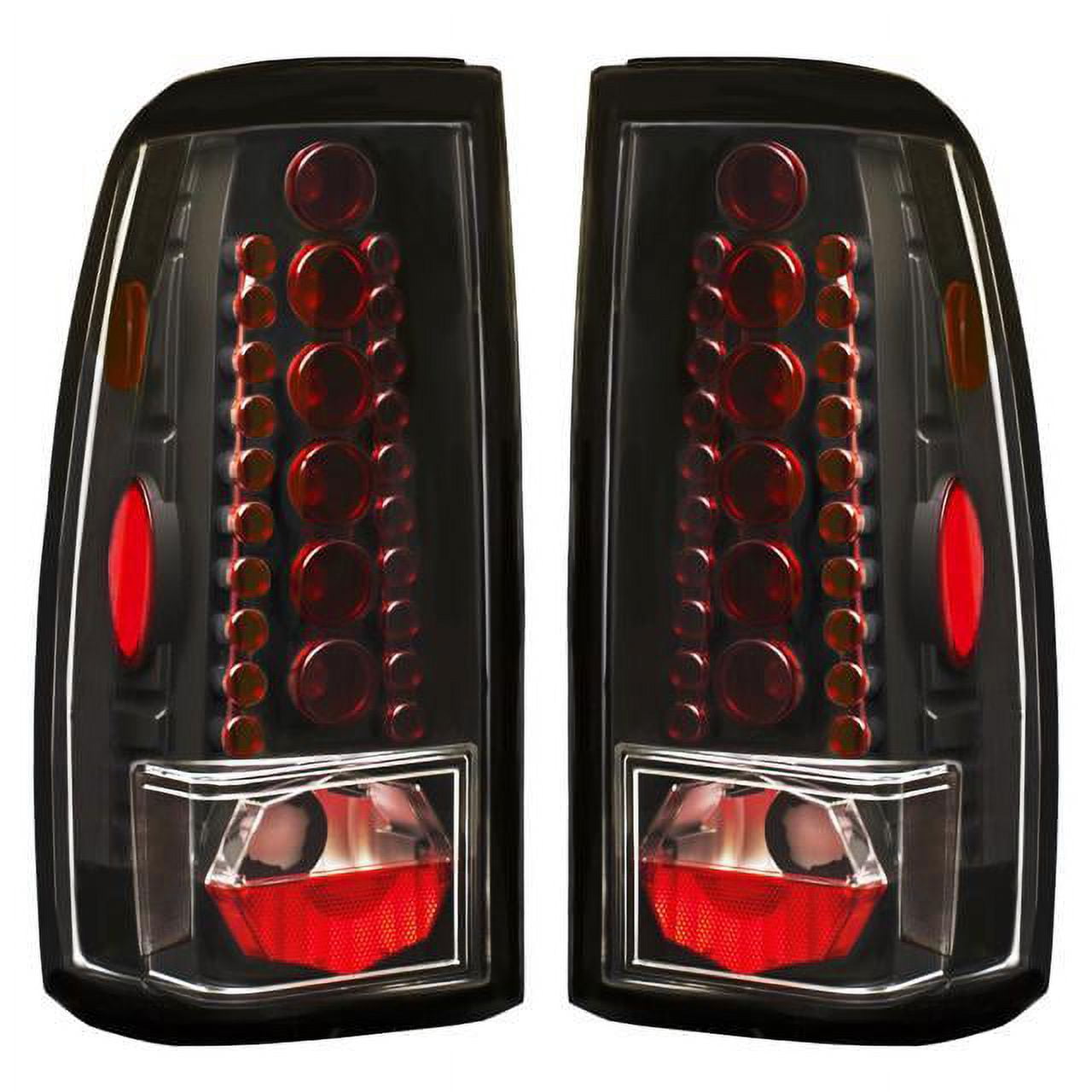 IPCW 99-06 Chevy Silverado/GMC Sierra LED Tail Lamps Fleetside Black ...