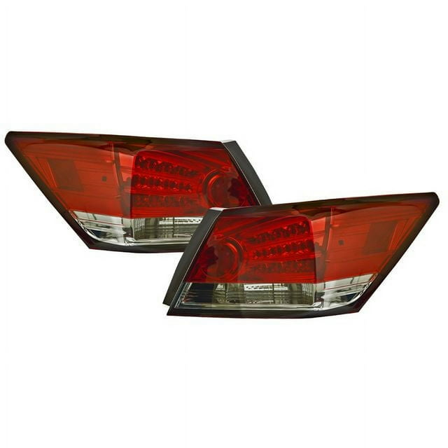 IPCW (LEDT-716RS2) 2008-2012 Accord 4-Door LED Tail Lamps Red/Smoke ...