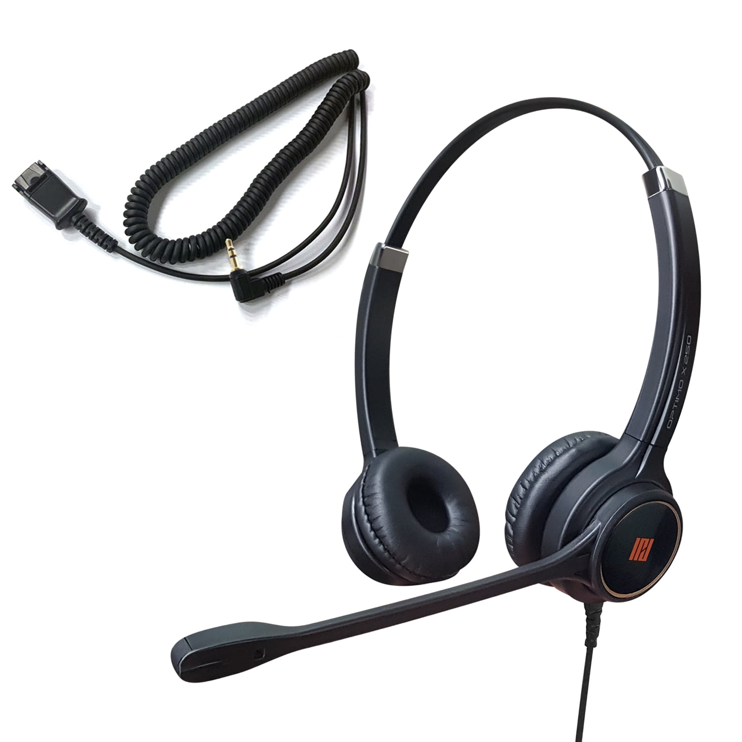 IPD IPH-255 Double Ear Phone Headset with 2.5mm jack and Noise ...