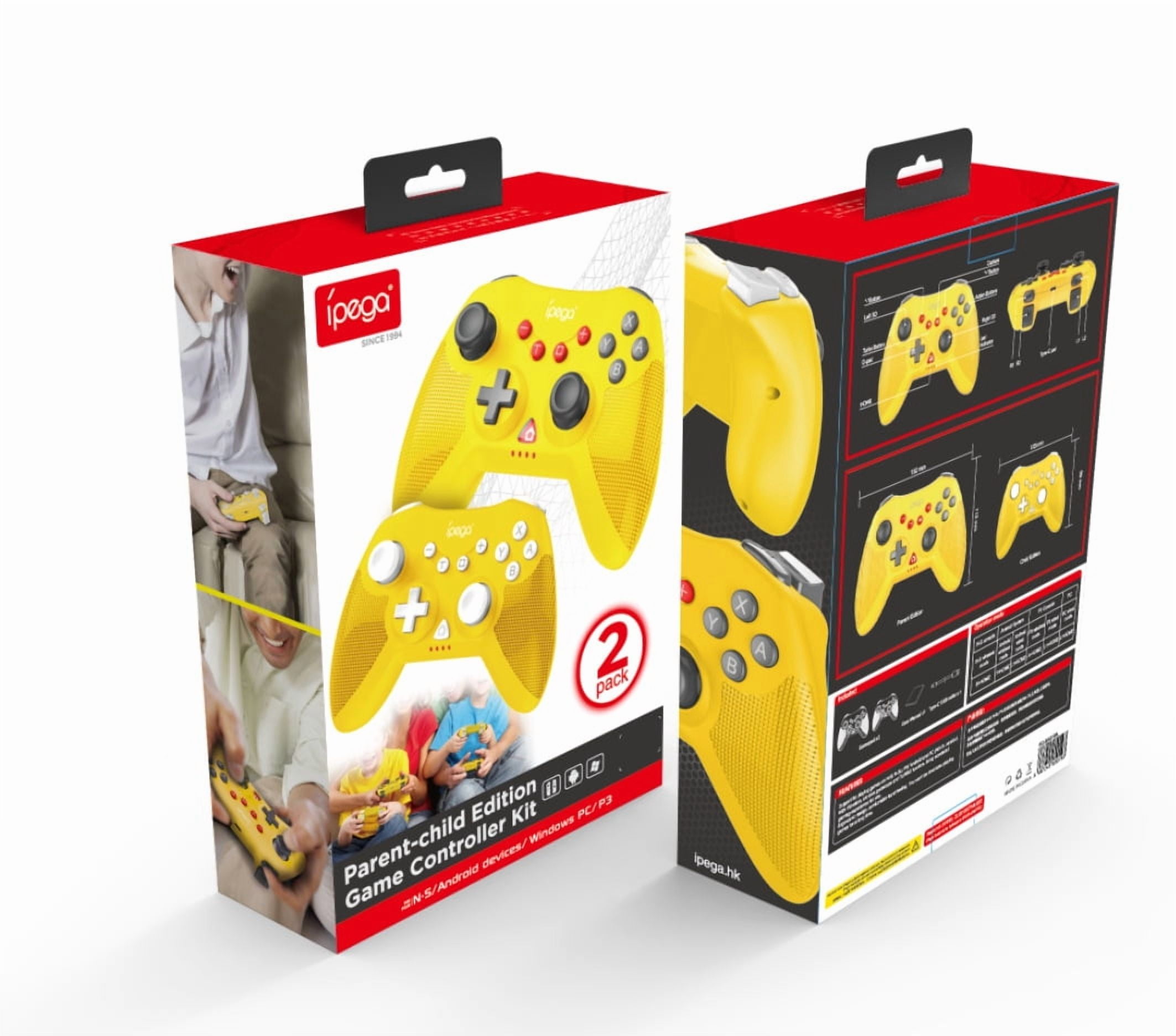 IPEGA Switch Wireless Bluetooth Controller Parent-Child Bundle - Six ...