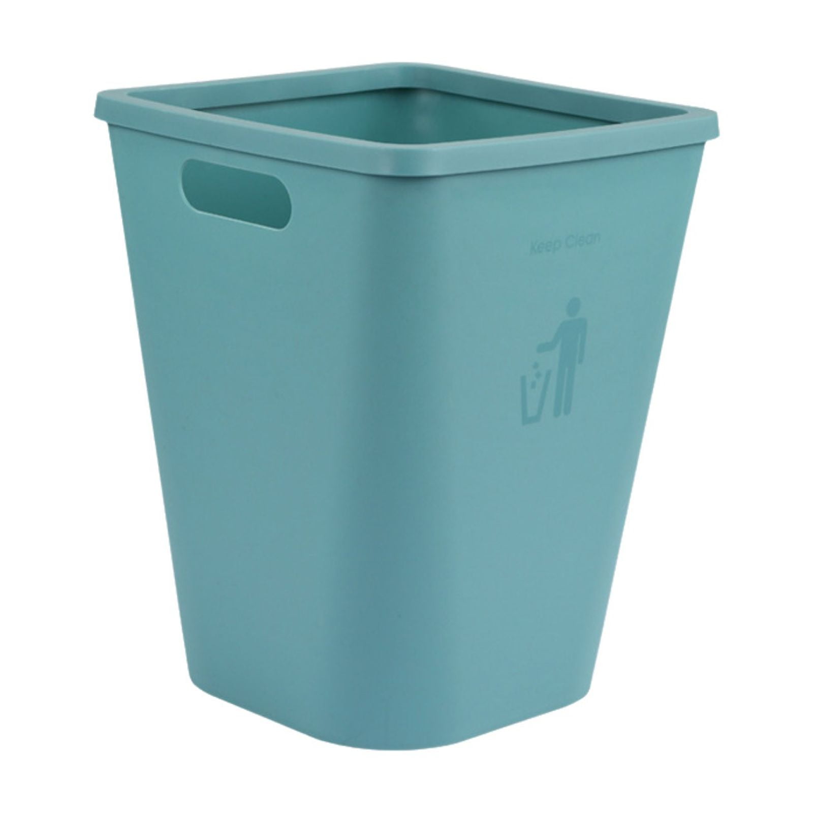 IPEWLEX Convenient Lidless Plastic Waste Bin with Durable and Sleek ...