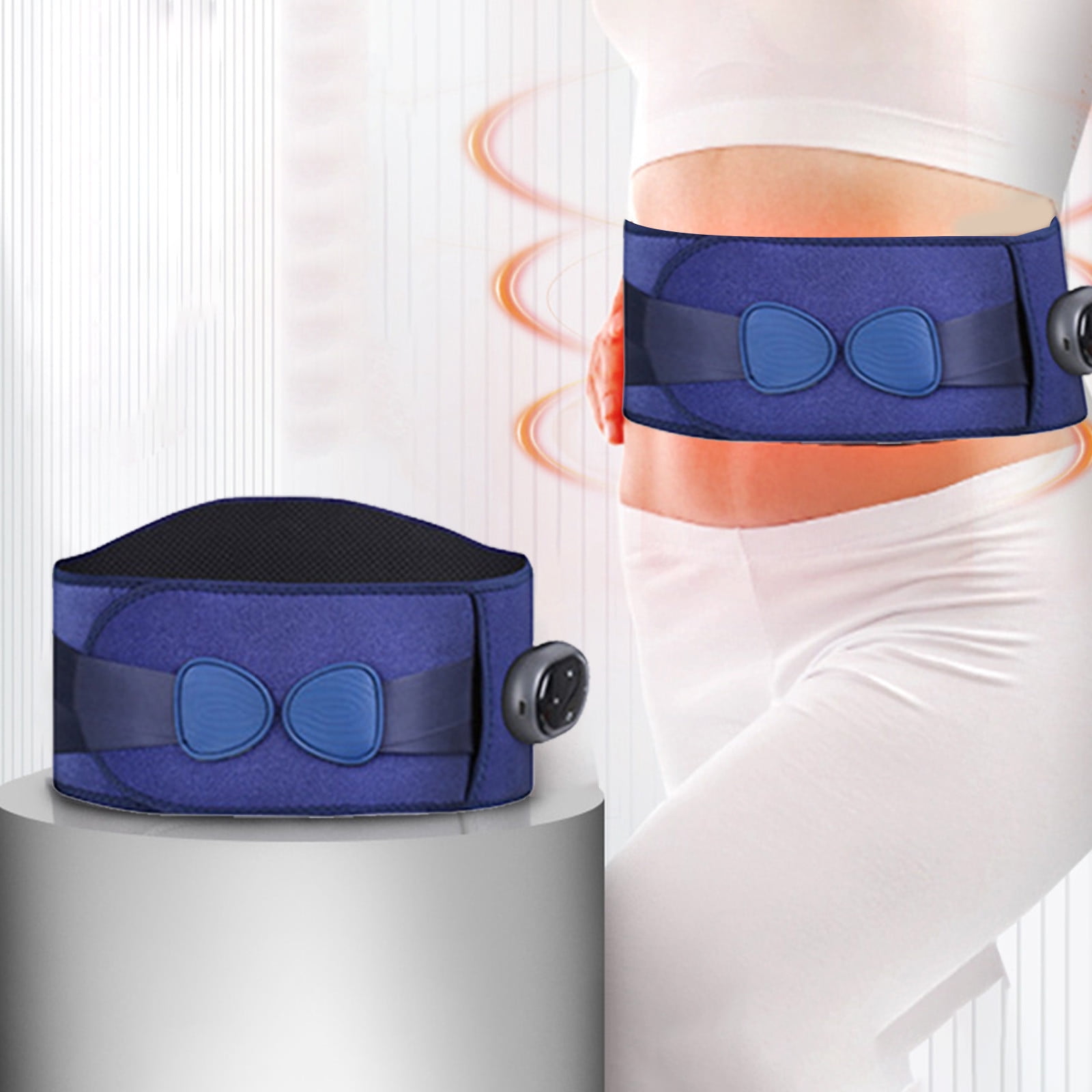 IPEWLEX Electrothermal Waist Warmer Belt, Heated Abdominal Vibrator ...