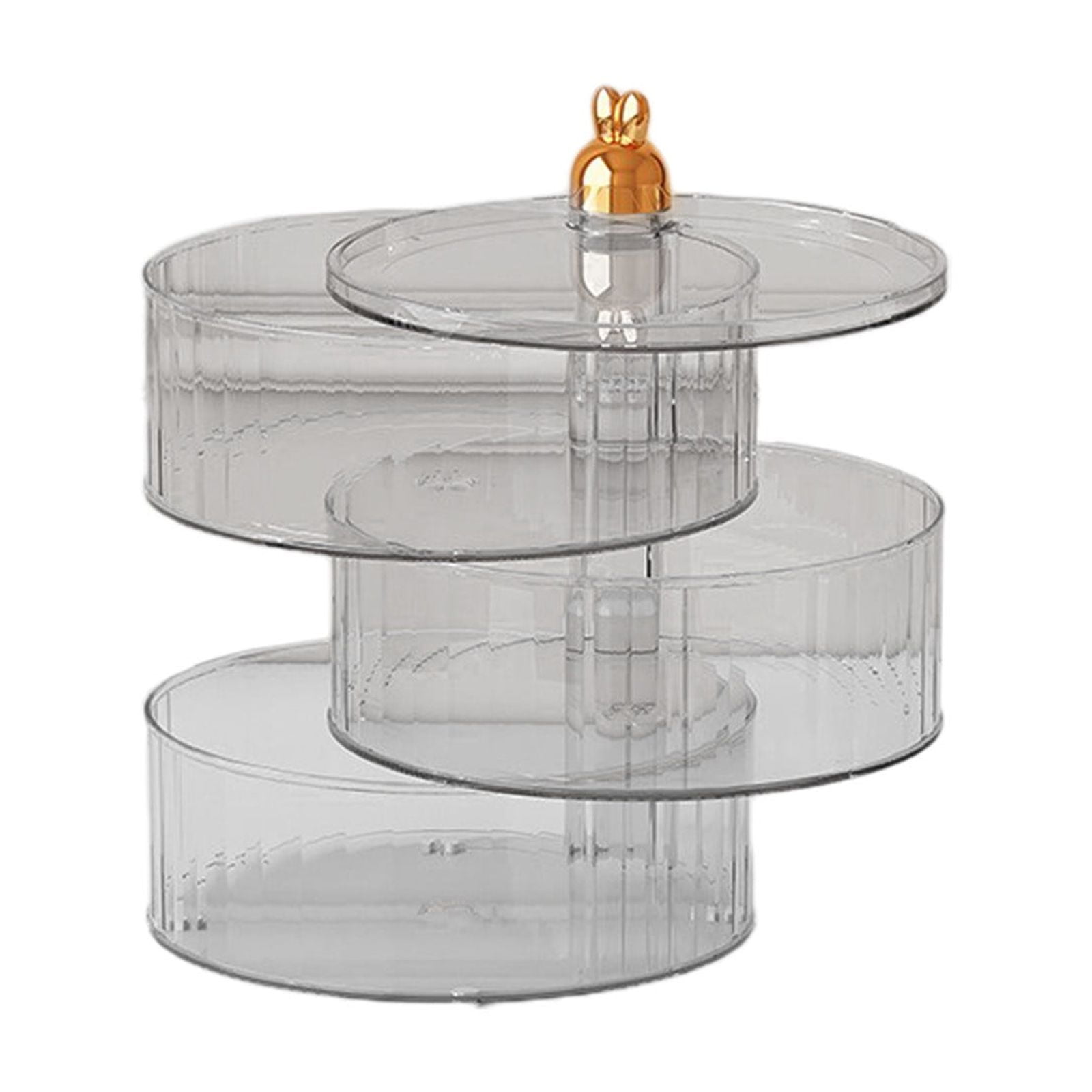 IPEWLEX Multi-Layer Rotating Snack Box Container with Lid and Handle ...