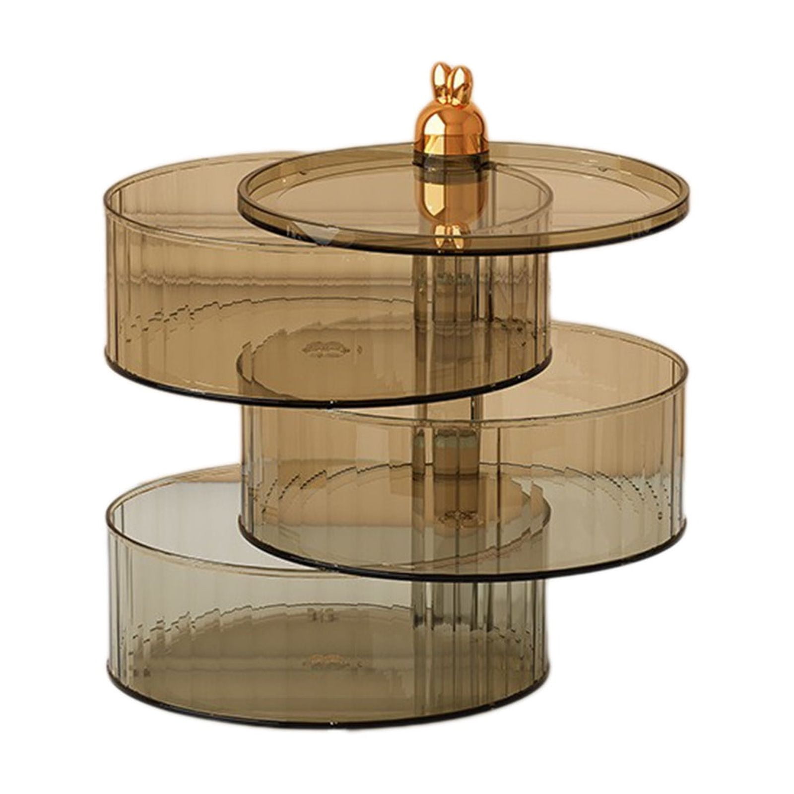 IPEWLEX Multi-Layer Rotating Snack Box Container with Lid and Handle ...