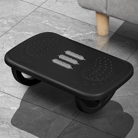 LITUEPET Rocking Foot Rest, Ergonomic Foot Stool with Massage Rollers ...