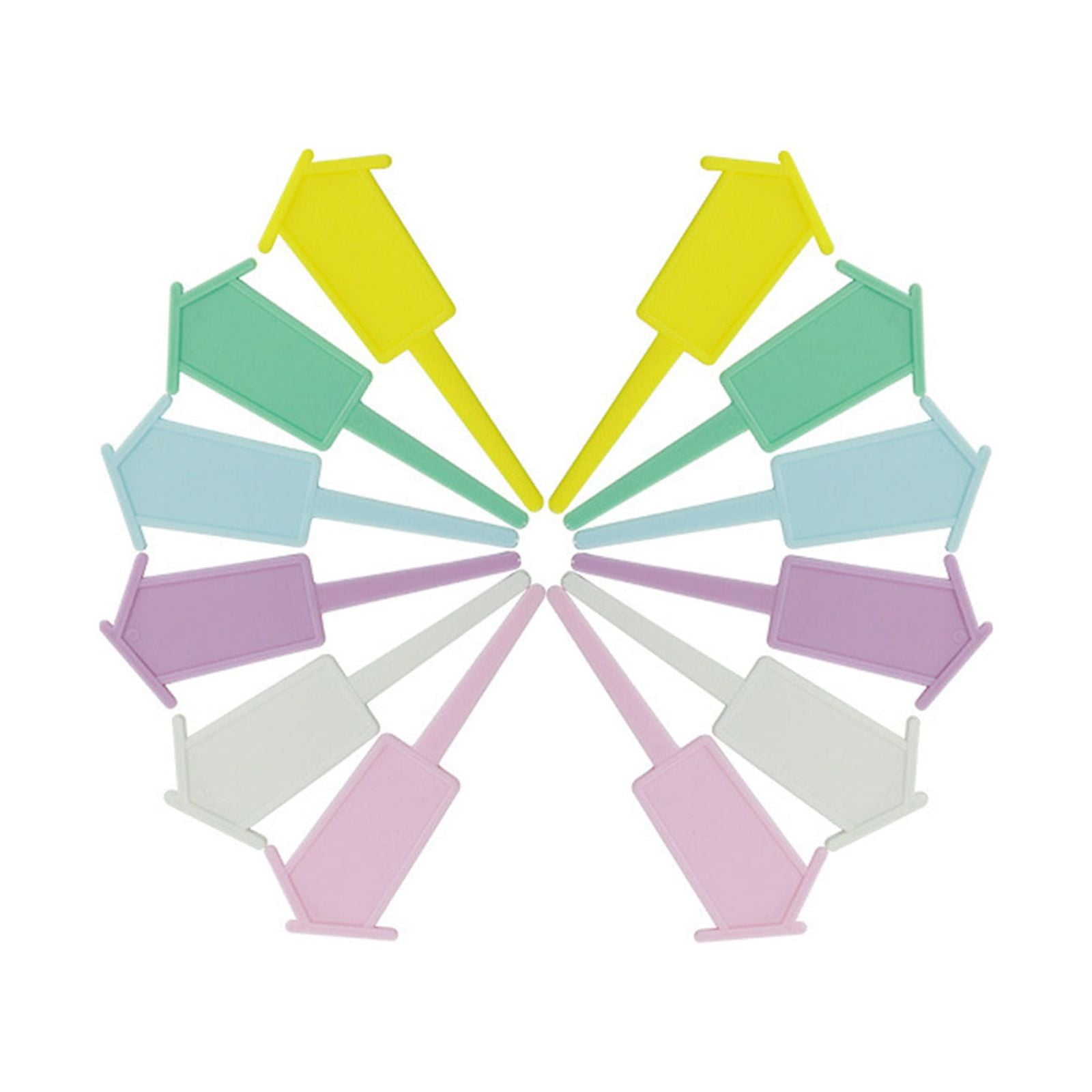 IPEWLEX Plastic Plant Labels - T-Type Garden Tags for Outdoor Use ...