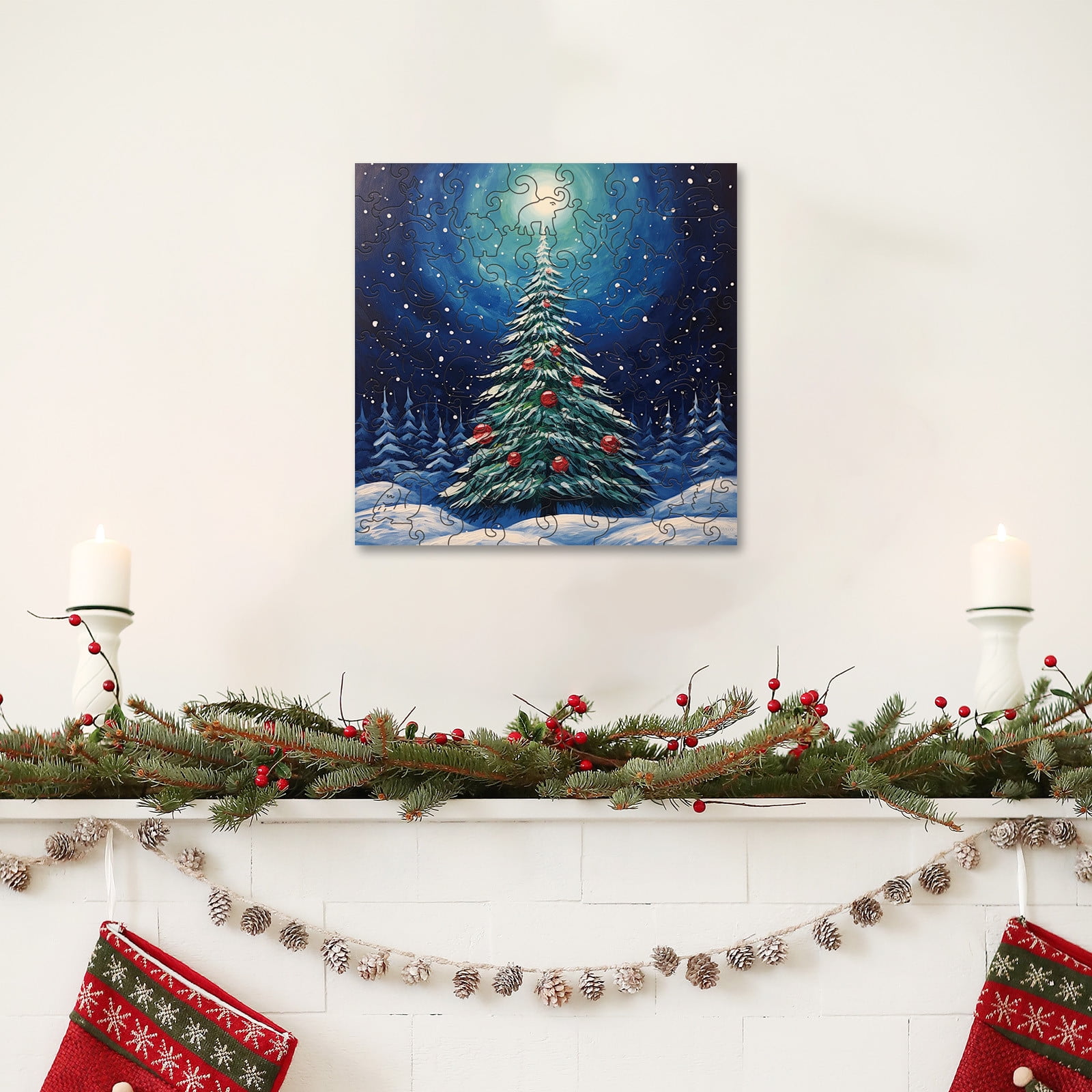 IPEWLEX Three Dimensional Irregular Alien Moving Creatures Wooden ...