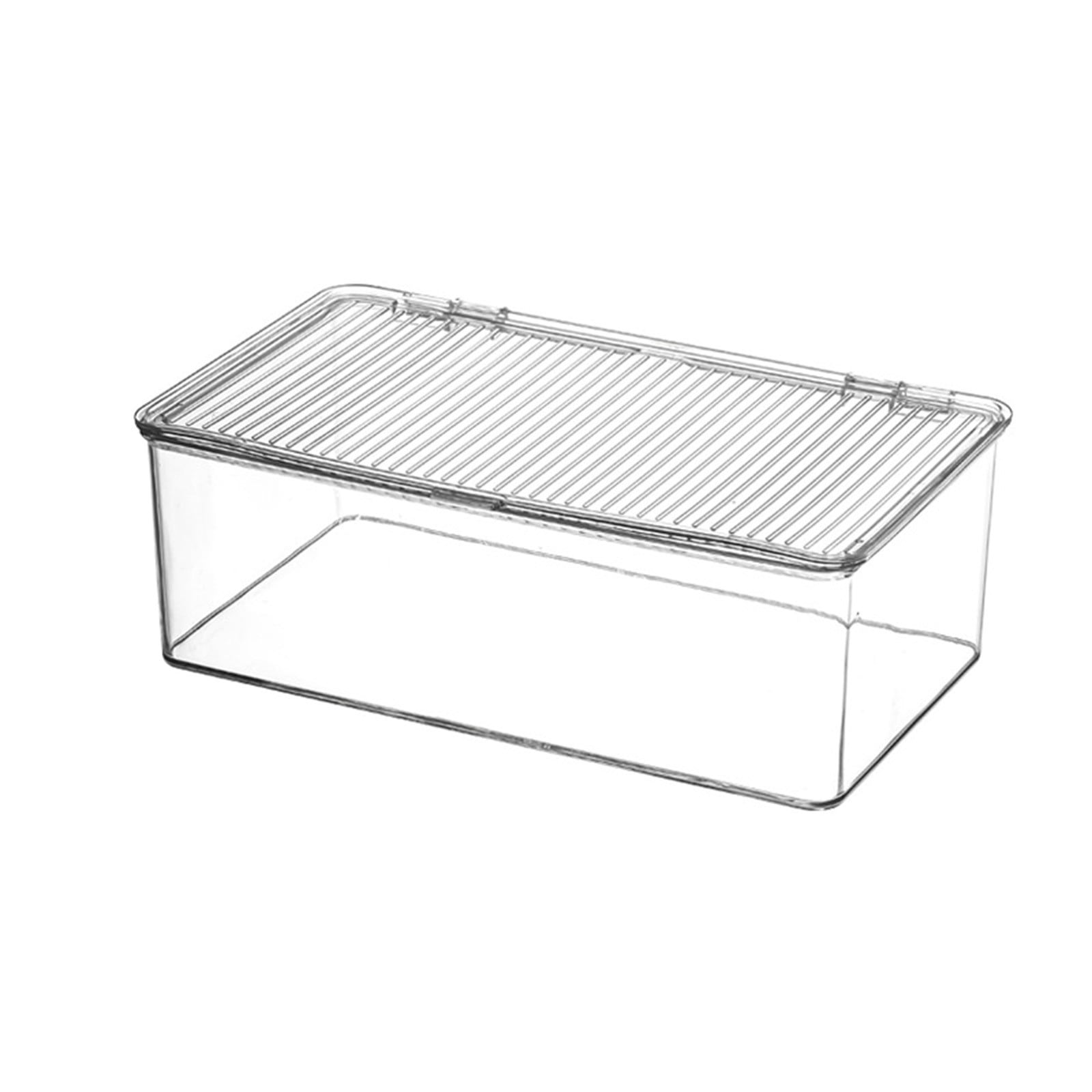 IPEWLEX Transparent Acrylic Storage Box: Ideal for Office Supplies ...