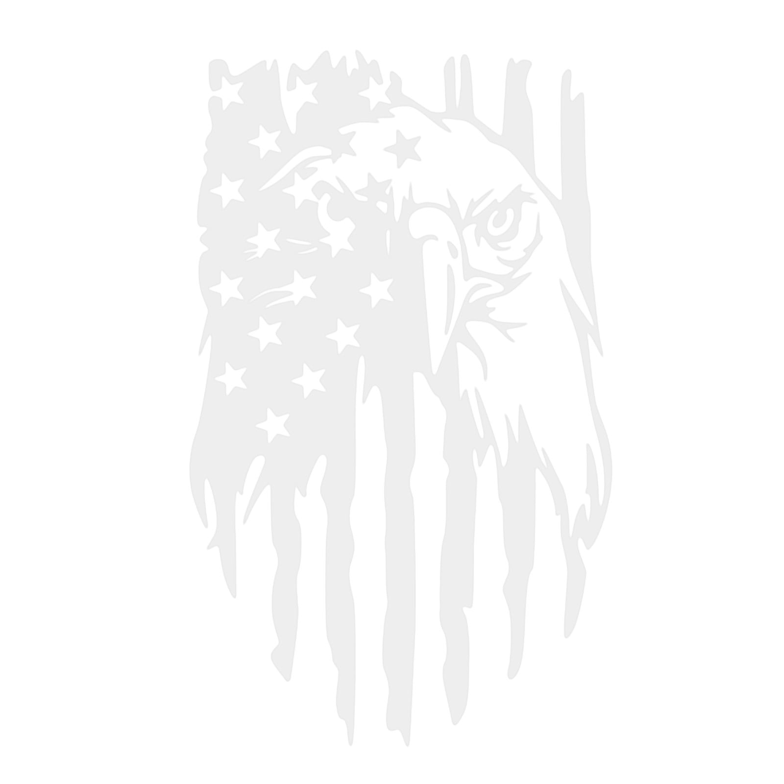 IPEWLEX Truck Rear Gear Flag Striation Head Car Body Stickers - Easy ...