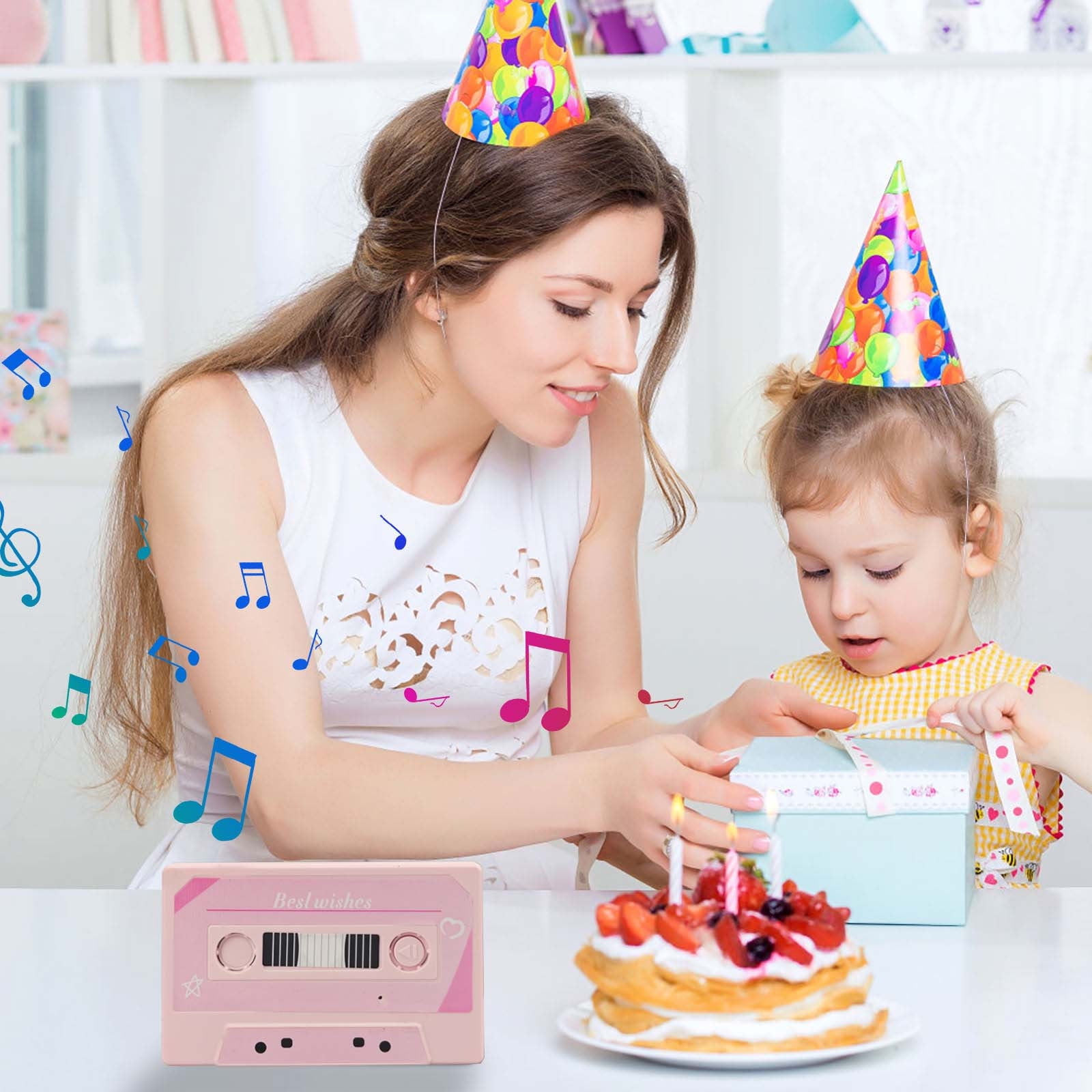 IPEWLEX Vintage Tape Shape Recording Card - Unique Romantic Gift with ...