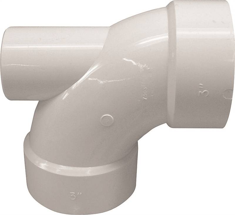 IPEX 192245 Pipe Elbow with 2 in Low Heel Inlet, 3 in, Hub, 90 deg ...