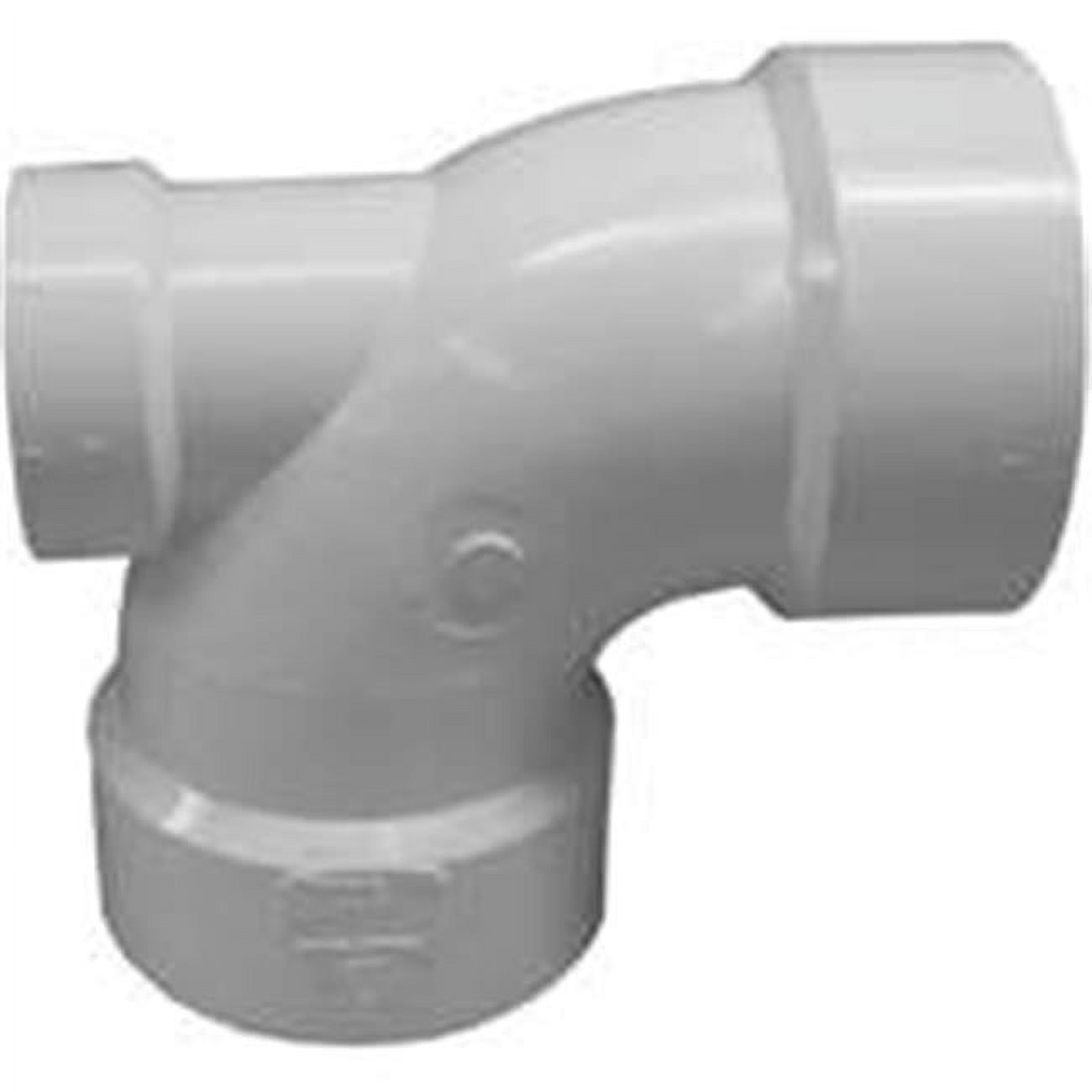 IPEX 192245 Pipe Elbow with 2 in Low Heel Inlet, 3 in, Hub, 90 deg ...