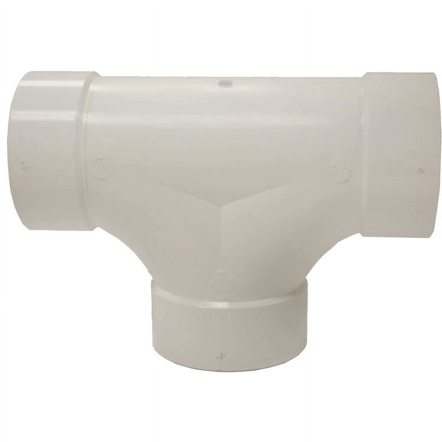 IPEX 4 In. PVC Sewer and Drain Two Way Tee - Walmart.com