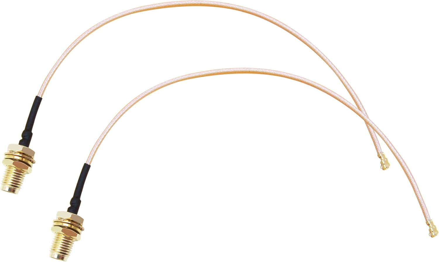 IPEX UFL to RP-SMA Female Bulkhead 8 Inches RG178 WiFi Pigtail Coaxial ...