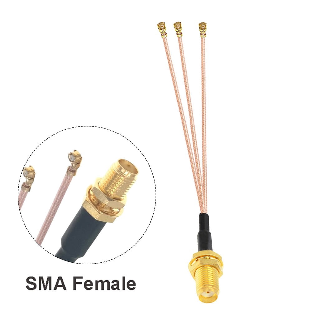 IPEX1 female to 1 x SMA female RG178 cable WIFI antenna extension ...