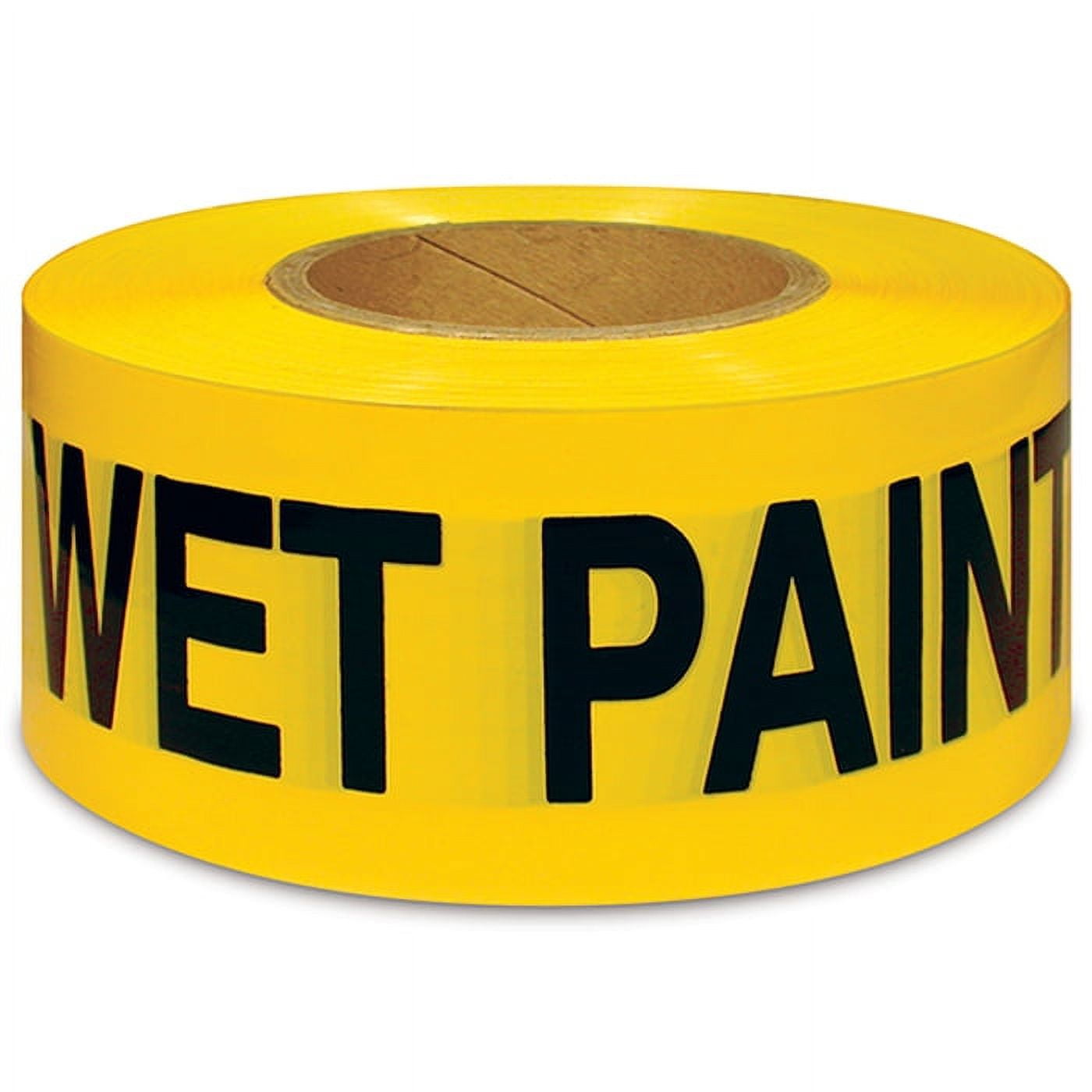 IPG 600WP300 Barricade Tape, 300 ft L, 3 in W, Black/Yellow, Vinyl - Walmart.com