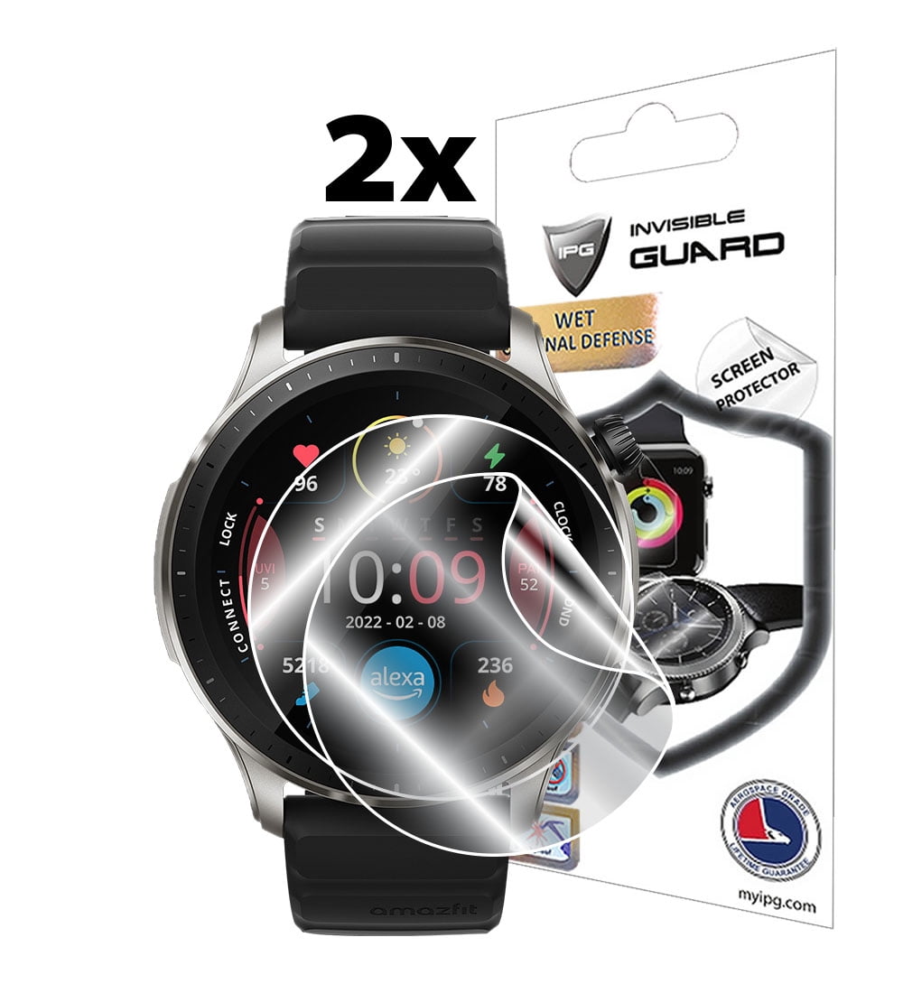 IPG for Amazfit GTR 4 Smart Watch Screen Protector (2 Units) Invisible ...