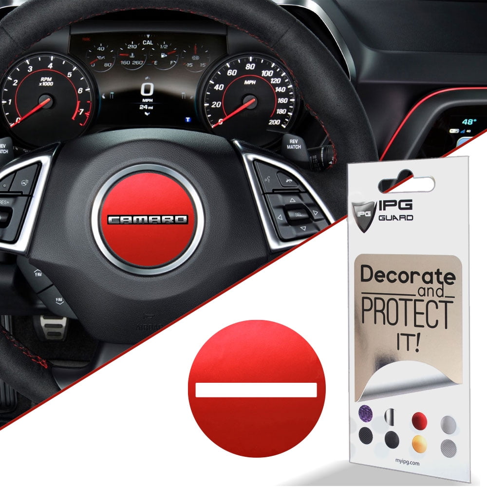IPG Compatible with 2017-2024 Camaro Carbon Fiber Steering Wheel Accent ...