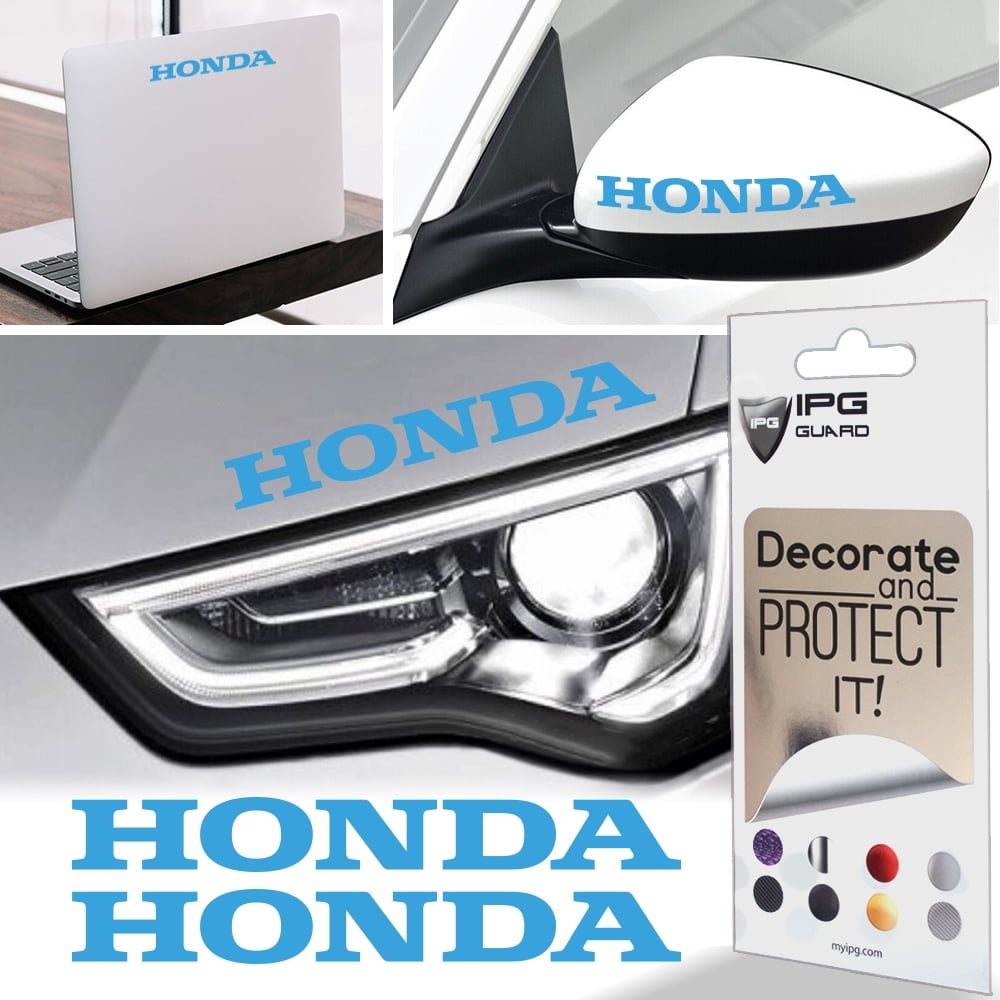 IPG Compatible with Honda Logo Letter 6" Vinyl Decal Sticker (2 Units ...