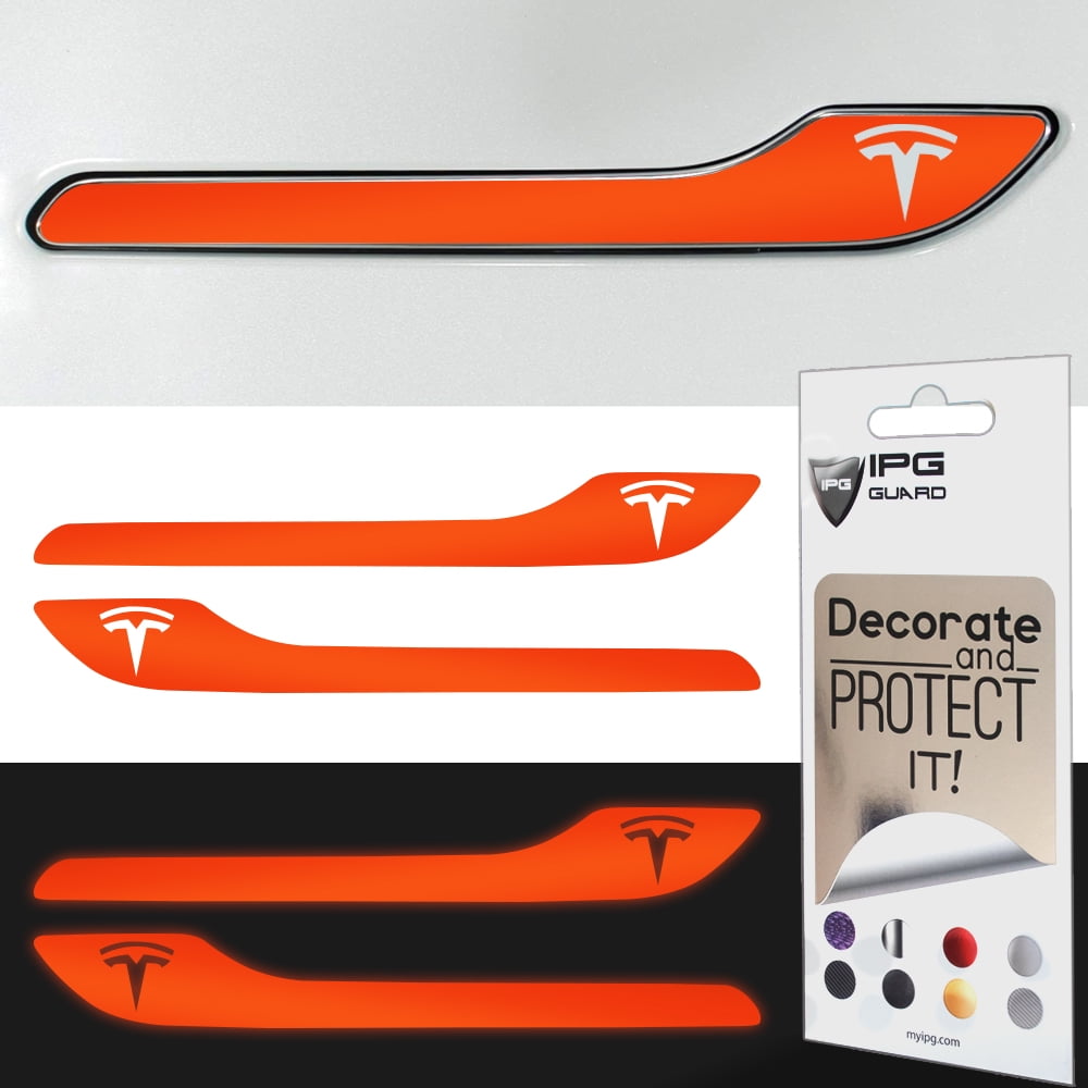 IPG Compatible for Model 3 / Model Y Door Handle Decal Sticker Wrap Kit ...