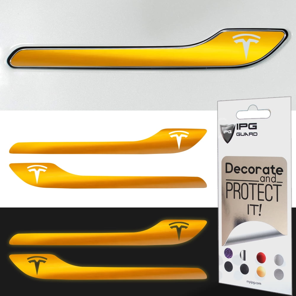 IPG Compatible for Model 3 / Model Y Door Handle Decal Sticker Wrap Kit ...
