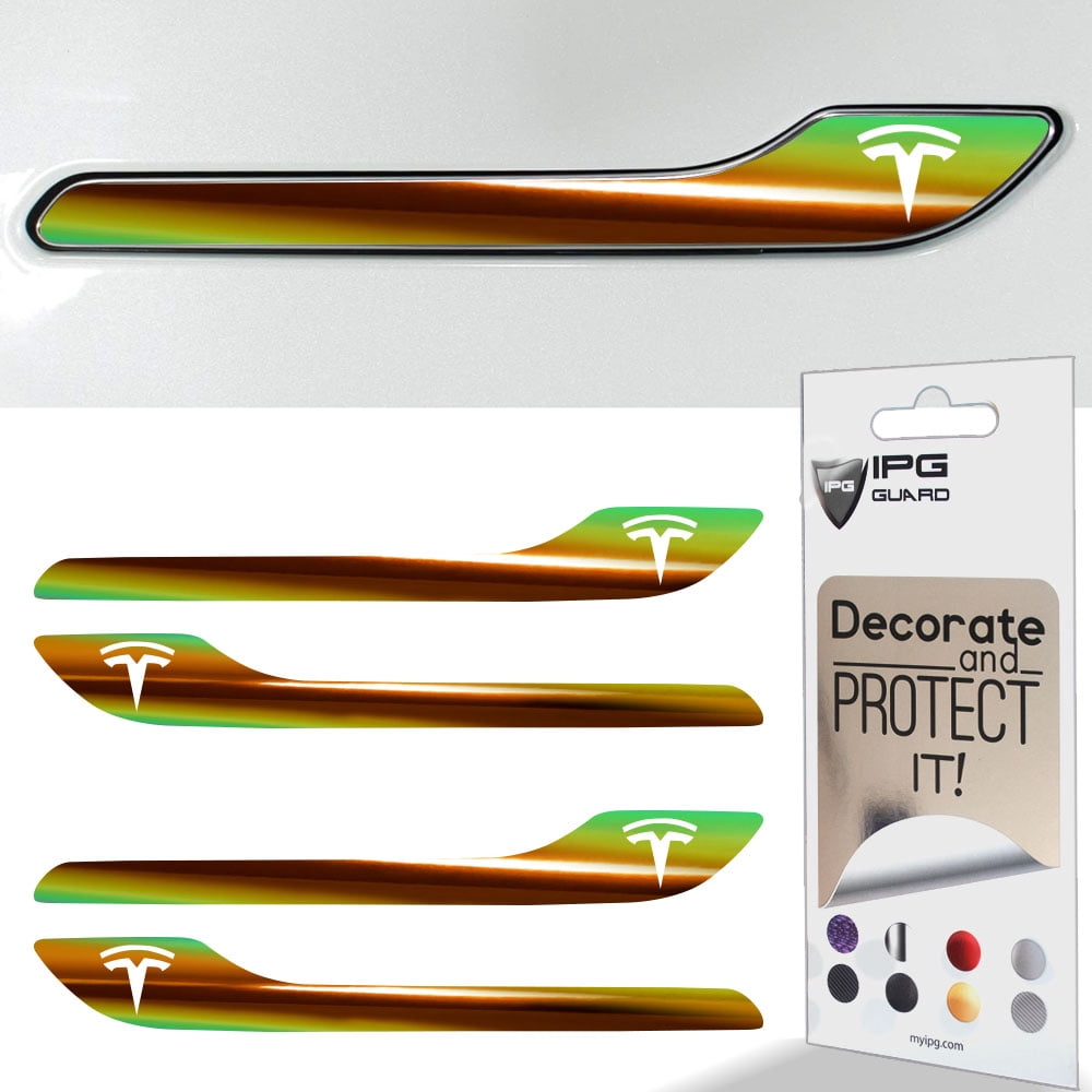 IPG Compatible for Model 3 / Model Y Door Handle Decal Sticker Wrap Kit ...
