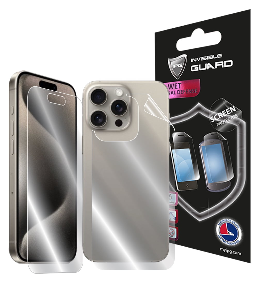 IPG Compatible with iPhone 15 PRO MAX FULL BODY Hydrogel Protector ...