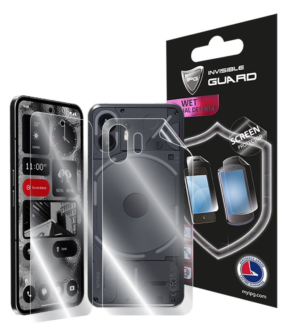 IPG For Nothing Phone 2 FULL BODY Hydrogel Protector Invisible Touch ...