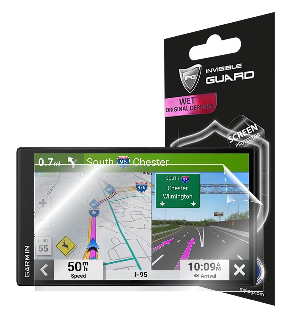 IPG For Garmin DriveSmart 66, 6-inch Car GPS Navigator Screen Protector Invisible Ultra HD Clear ...