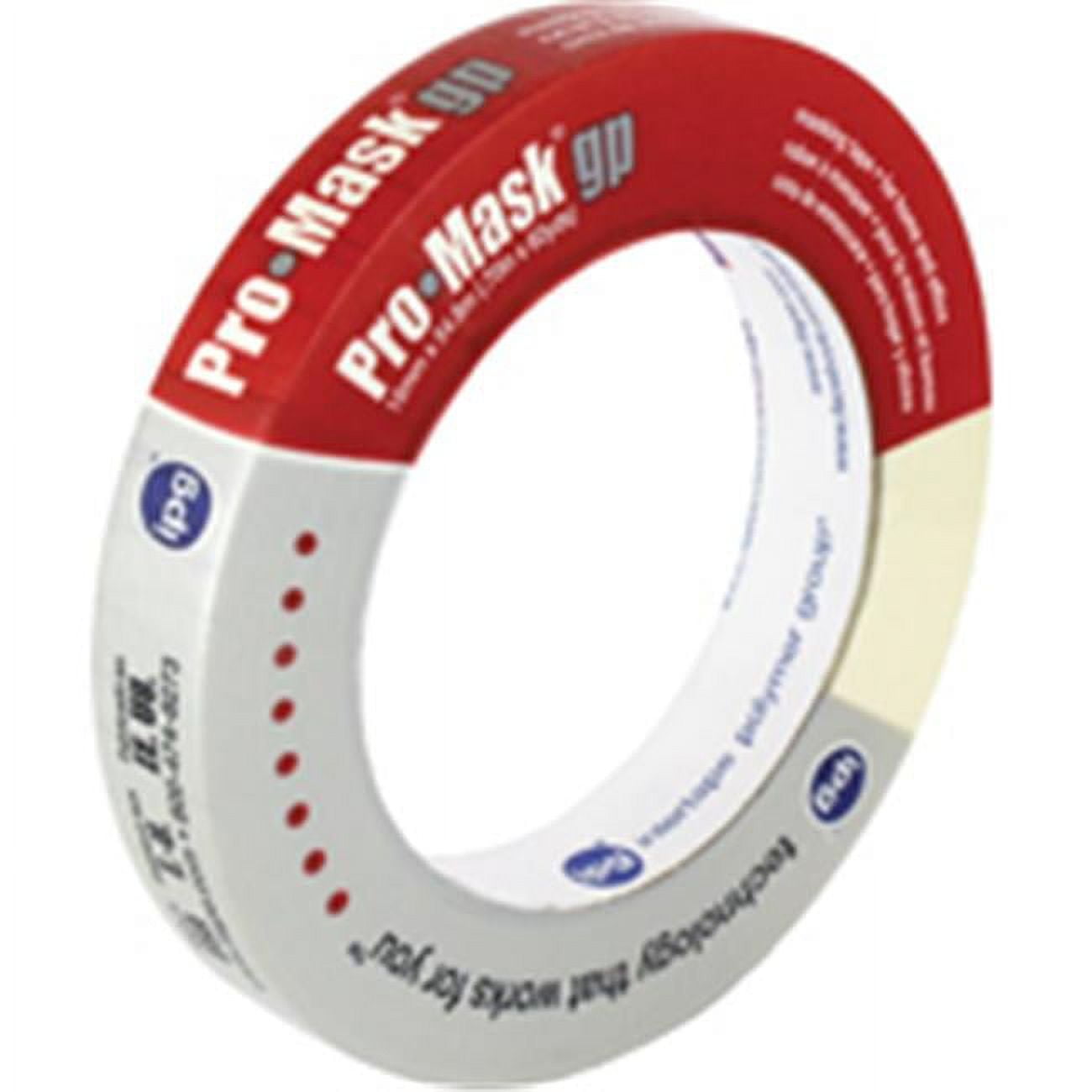 IPG Pro Mask 0.70 in. W X 60 yd L Tan Masking Tape - Walmart.com