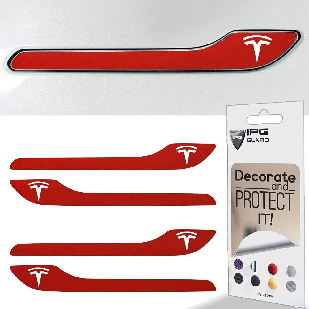 IPG for Tesla Model 3 / Model Y Door Handle Decal Sticker Wrap Kit (Set ...