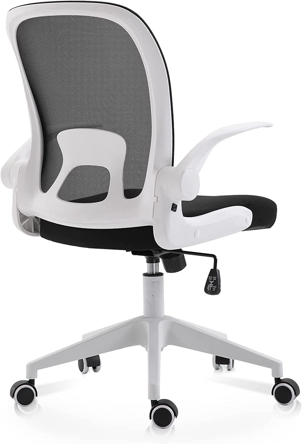 IPKIG Office Chair with Foldable Backrest, Home Office Desk Chairs with ...